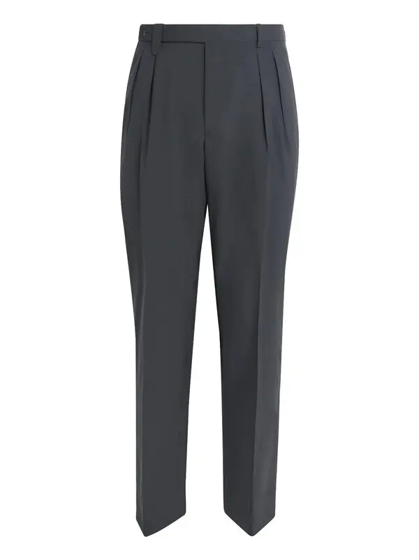 Brioni Wool Tailored Trousers - Grey