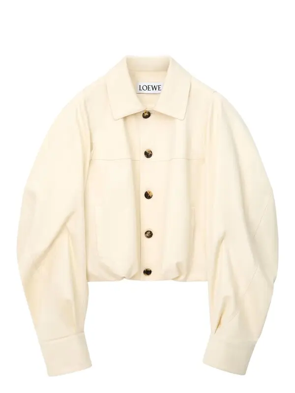 Loewe Cotton-silk Jacket - White