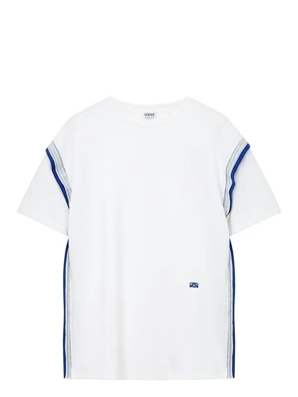 Loewe Ribbon-trim T-shirt - White