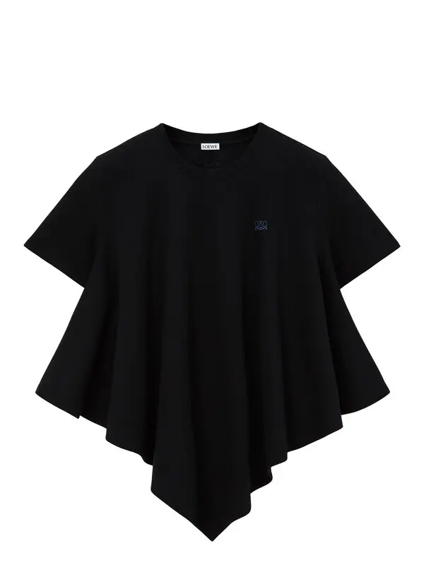 Loewe Cape-detail T-shirt - Black