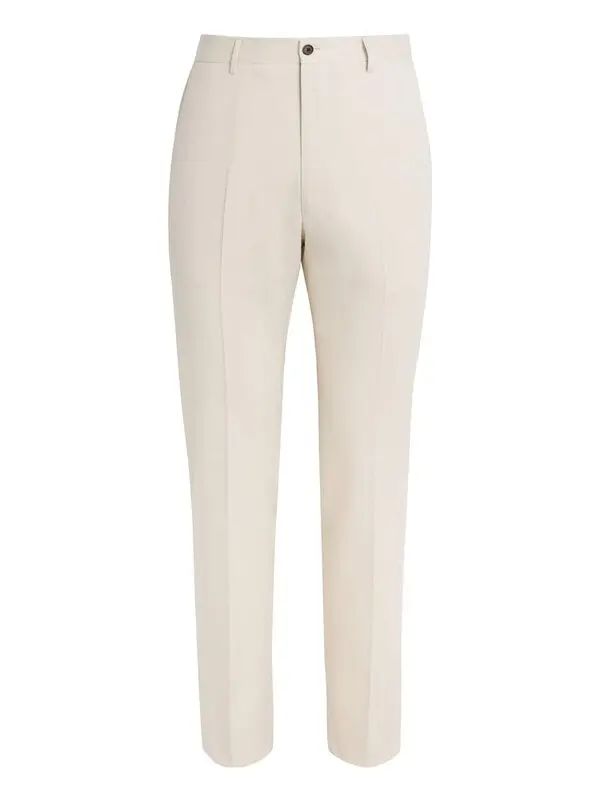 Corneliani Cotton-cashmere Trousers - Beige