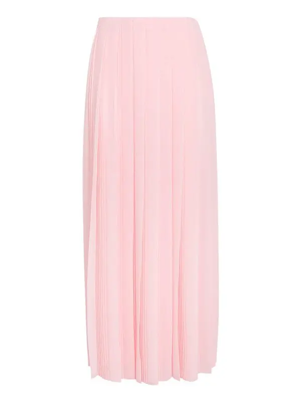 Fabiana Filippi Pleated Midi Skirt - Pink