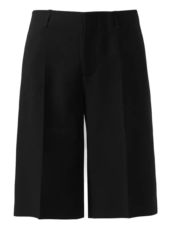 WAKAKUU Tailored Longline Shorts - Black