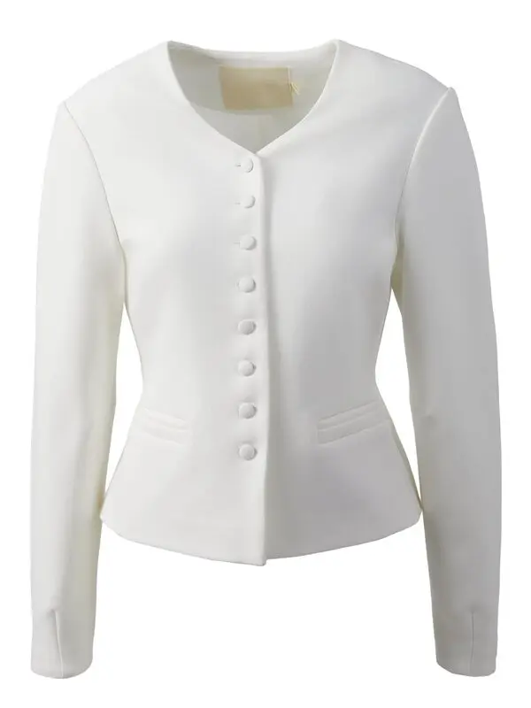 WAKAKUU Tailored Jacket - White