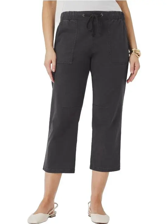 Splendid Regina Cropped Pants - Black