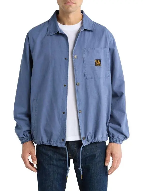 ONE OF THESE DAYS Coach's Jacket - Blue