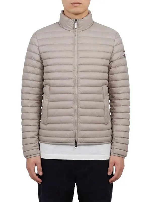 COLMAR Padded Down Jacket With High Collar - Beige