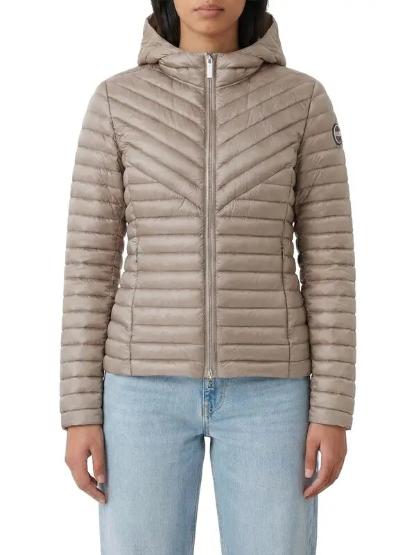COLMAR Padded Nylon Hooded Down Jacket - Ice