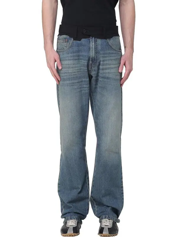 MAISON MARGIELA Flared Denim Trousers - Blue
