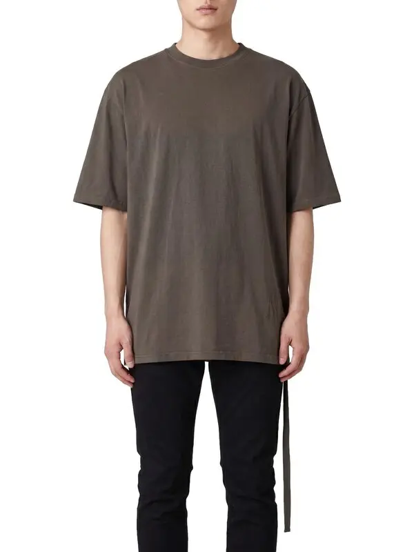 Rick Owens Cotton Oversized T-shirt - Grey