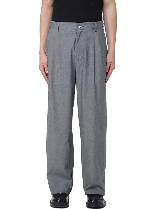 MAGLIANO Cotton Wide-leg Trousers - Grey