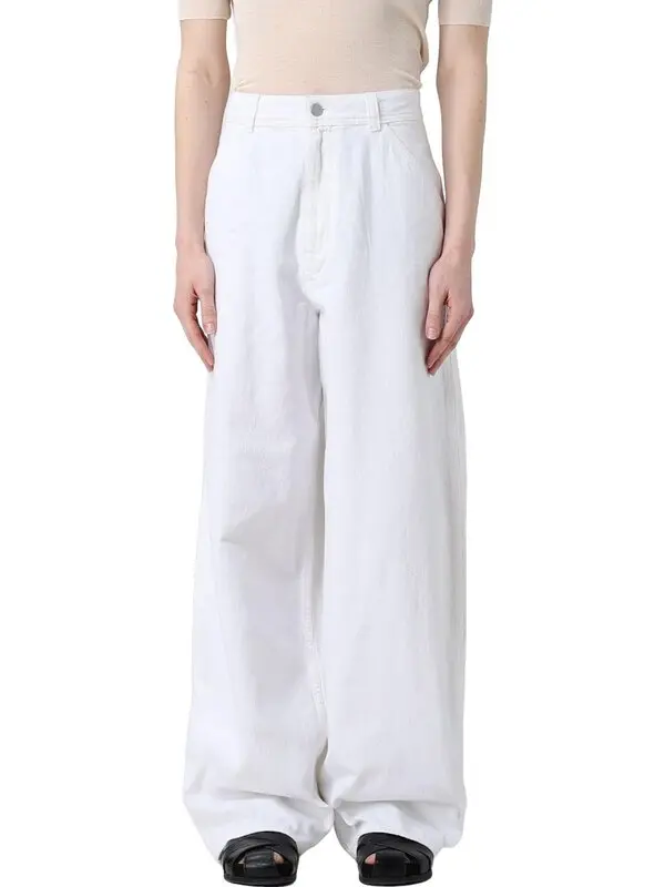 LEMAIRE Wide Leg Jeans - Milk