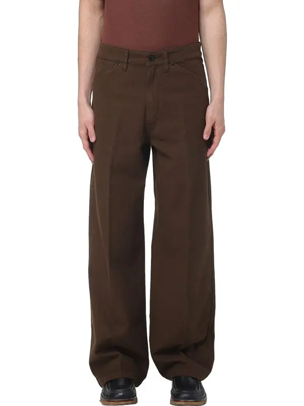 LEMAIRE Wide Leg Trousers - Brown