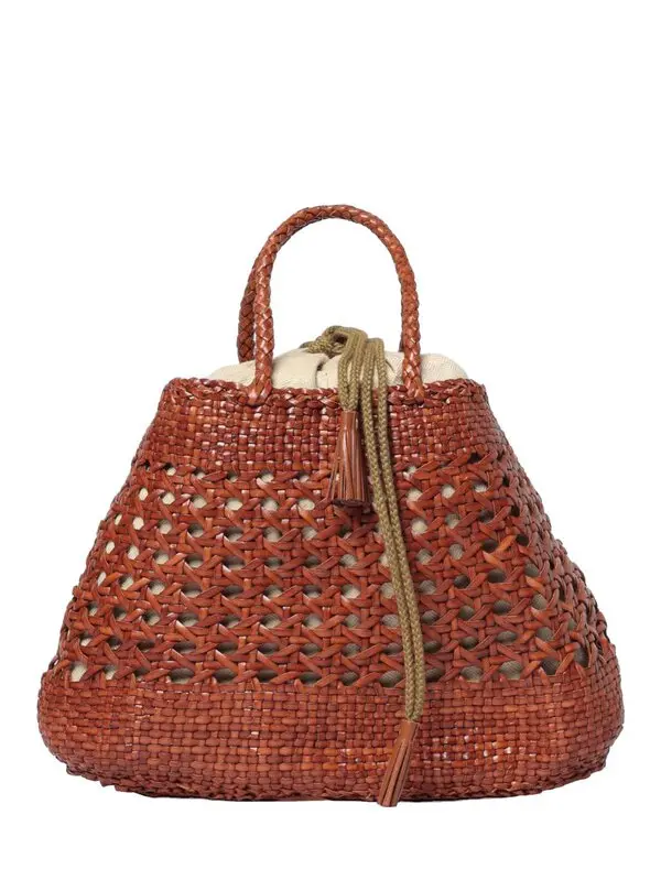 Dragon Diffusion Woven Handbag - Sand