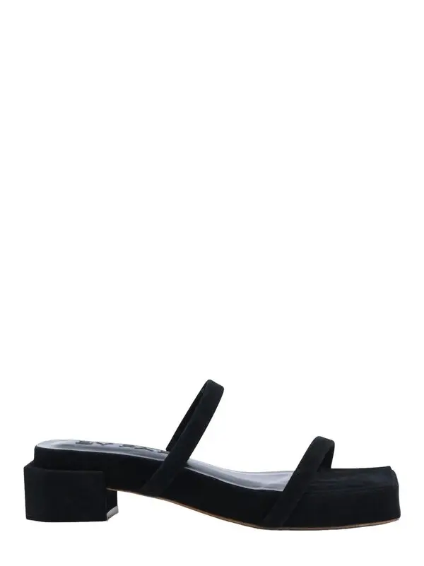 By Far Heeled Sandal - Black