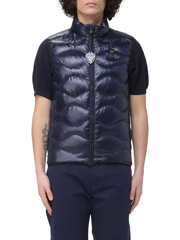 BLAUER. Suit Vest - Blue