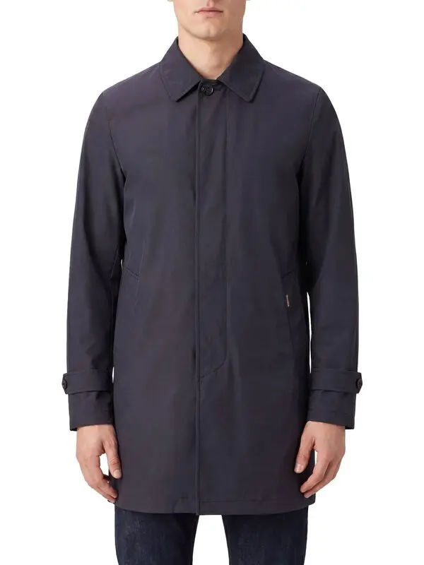 MOORER Lightweight Polyester Raincoat - Blue 1