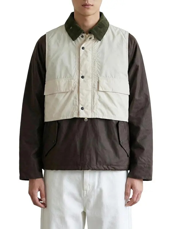 Barbour X Kaptain Sunshine Transport Smock Casual Jacket - Green