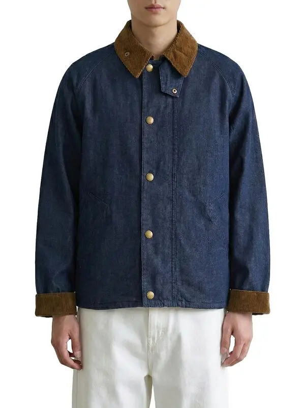 Barbour Transport Denim Shirt Jacket - Blue