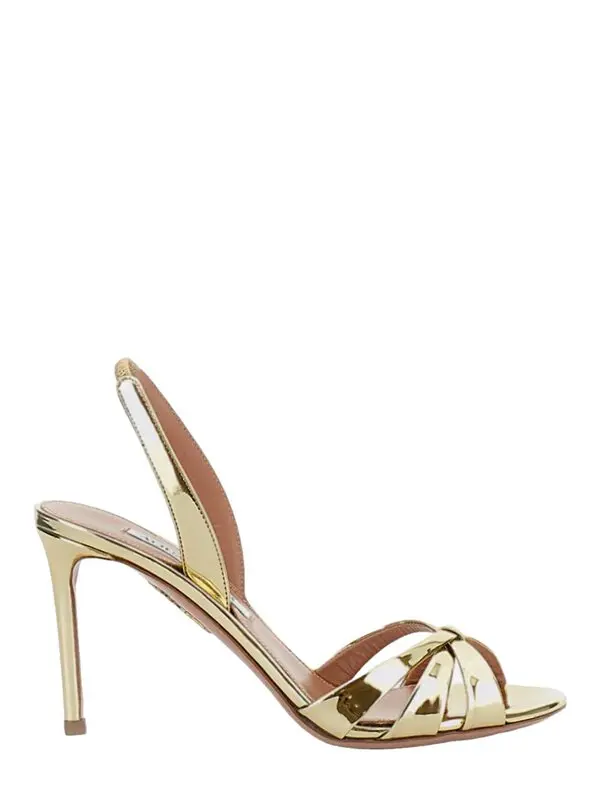 AQUAZZURA Heeled Sandal - Gold