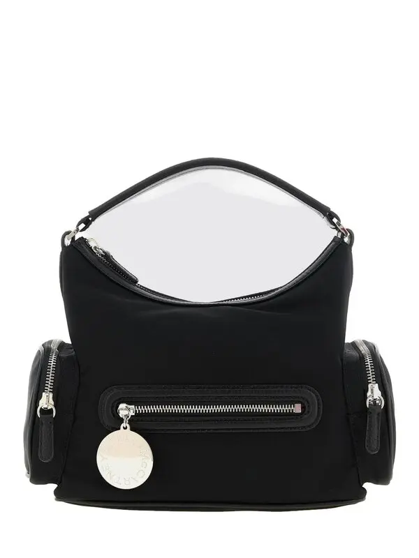 Stella McCartney Logo Shoulder Bag - Black