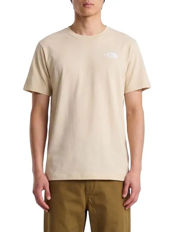 The North Face Cotton Blend T-shirt With Logo - Sand