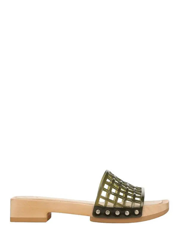 Vince Heeled Sandal - Green