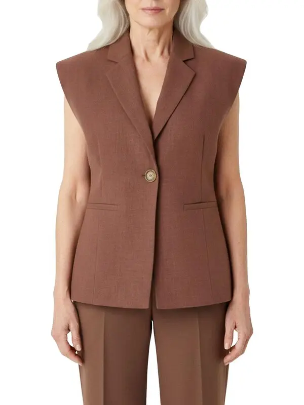 Pinko Waistcoat - Brown