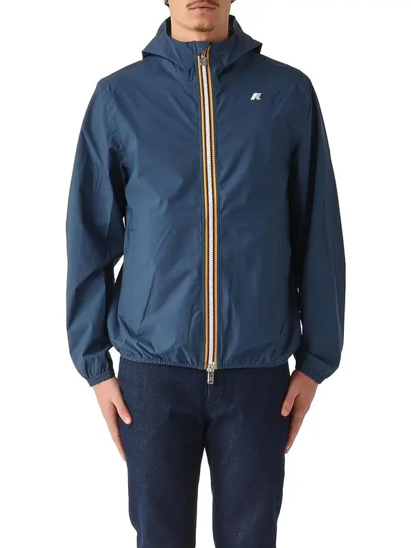 K-WAY Zip-up Hooded Jacket - Navy