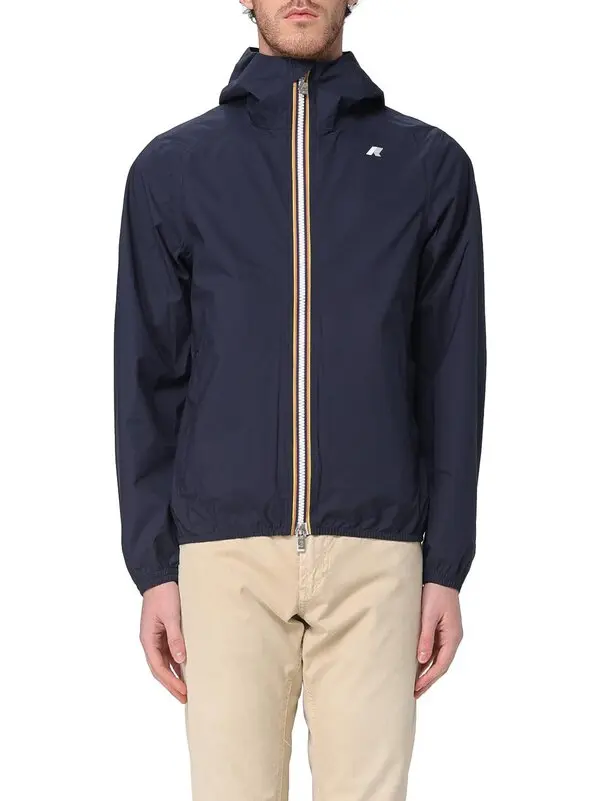 K-WAY Zip-up Hooded Jacket - Navy