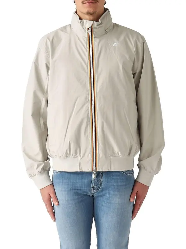 K-WAY Zip-up Jacket - Beige