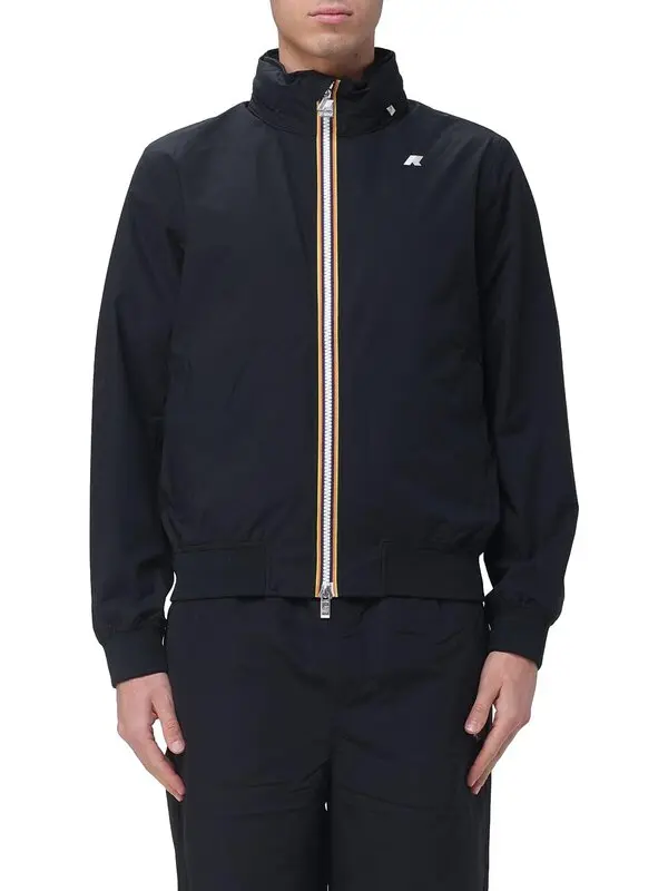 K-WAY Zip-up Jacket - Black