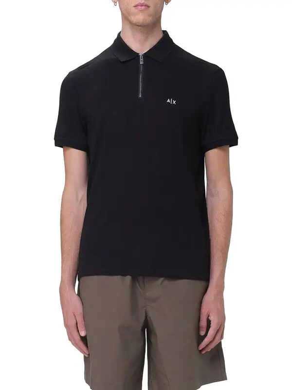 Armani Exchange Polo Shirt - Black