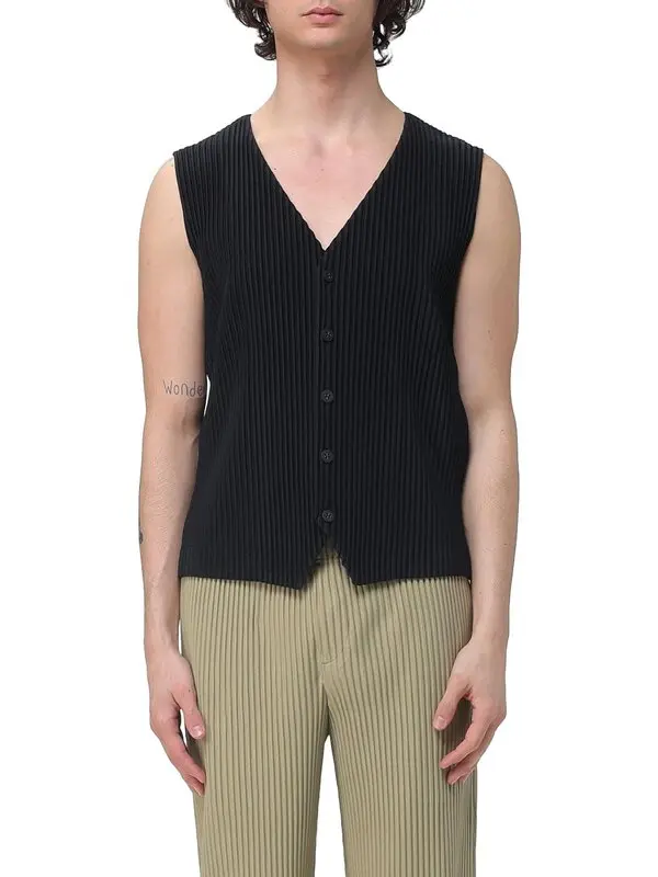 Issey Miyake Suit Vest - Black