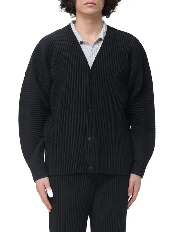Issey Miyake Long Sleeve Sweater - Black