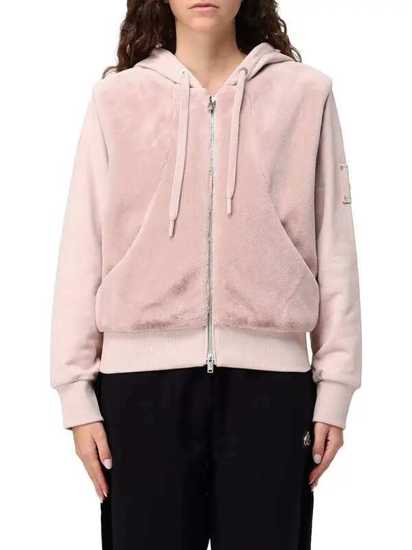 Moose Knuckles Cotton Velvet Hoodie - Grey