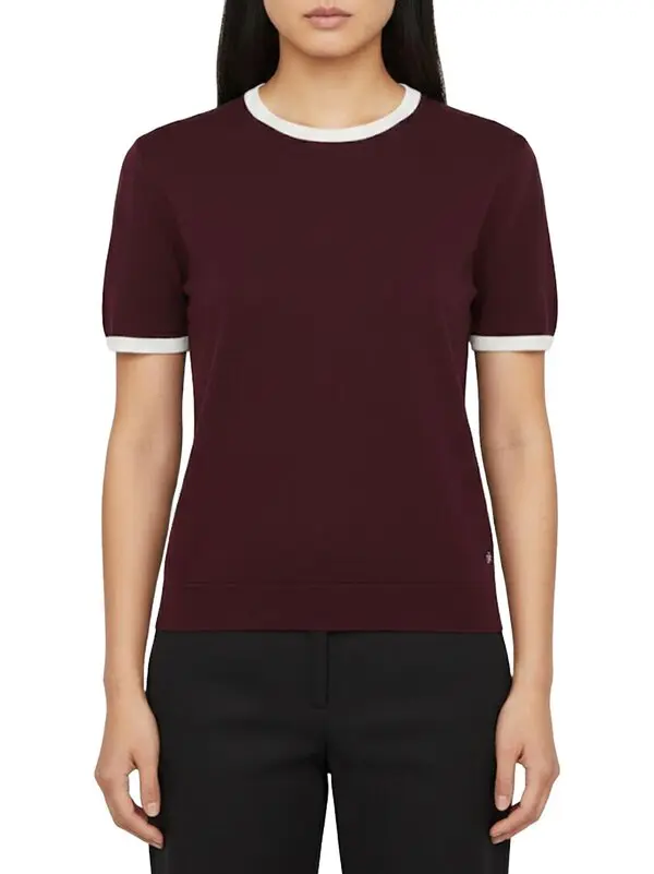 Tory Burch T-shirt - Burgundy