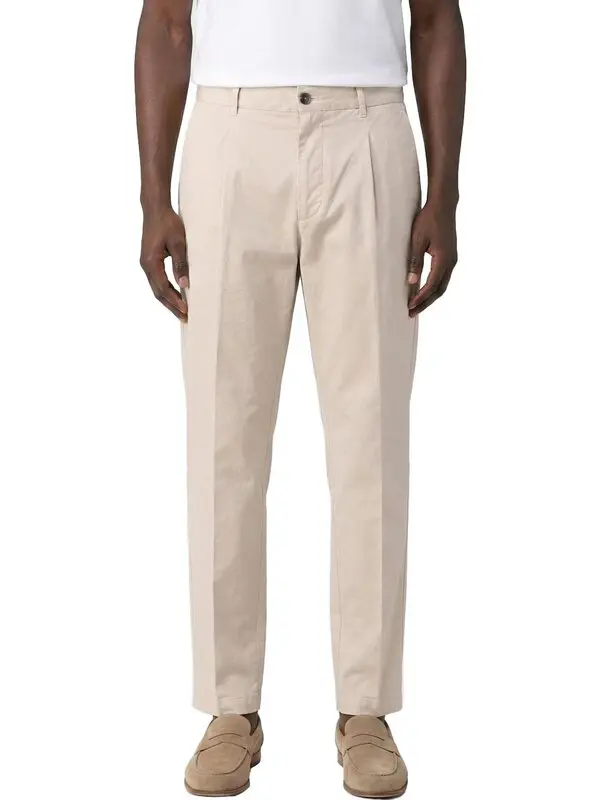 Eleventy Linen Blend Chino Trousers - Sand