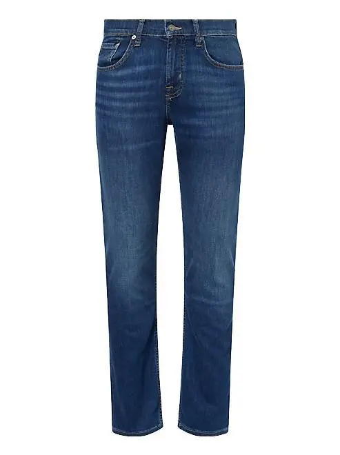 7 For All Mankind Slimmy Straight-leg Denim Jeans - Grapevine