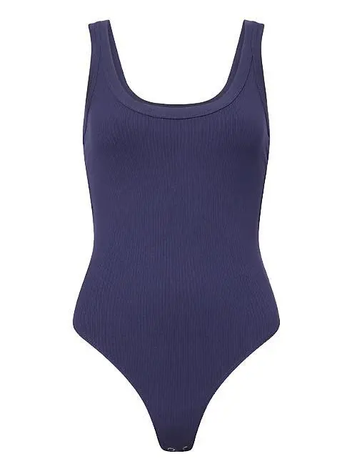 Good American Stretch-modal Bodysuit - Horizon Ink