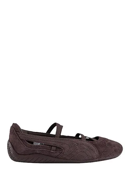 PUMA Speedcat Ballet Suede Trainers - Python Chocolate Brown