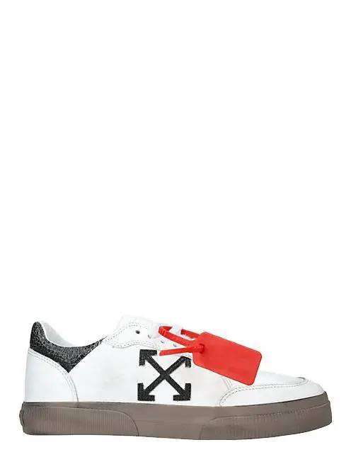 Off-White Arrow Leather Trainers - White