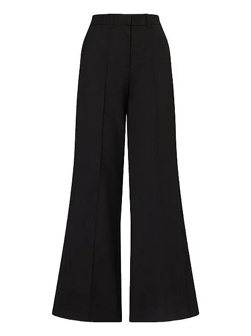 ME+EM Tailored-leg Elongator Woven Trousers - Black
