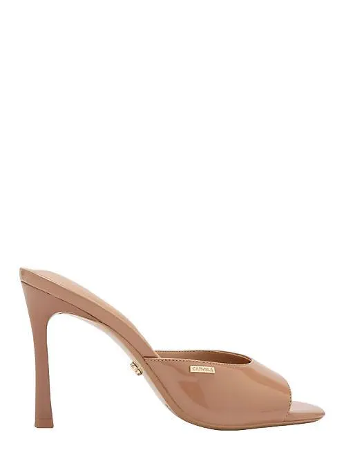 Carvela Isabella Heeled Mules - Beige
