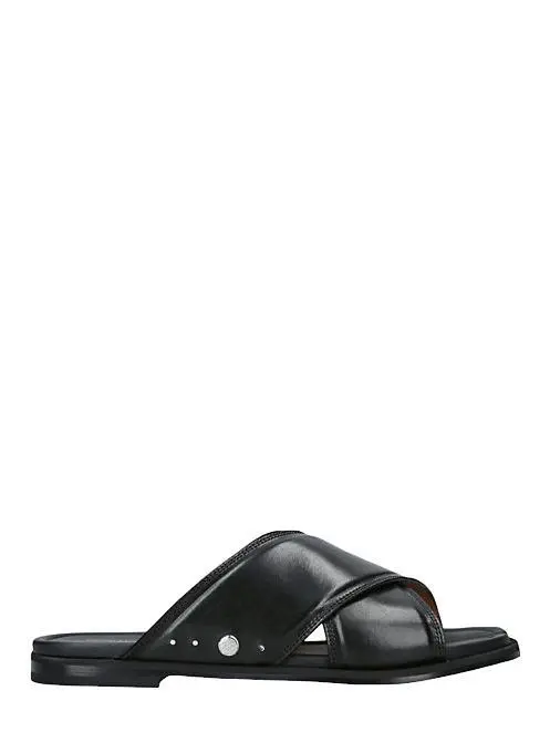 MAISON MARGIELA Tabi Numbers Leather Sandals - Black