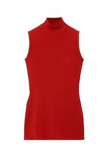 Loewe High-neck Sleeveless Top - Red