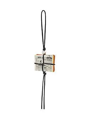 Loewe Newspaper Leather Bag Charm - Multicolor