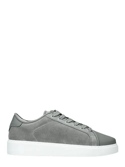 ARNE Mid Court Suede Trainers - Grey/light
