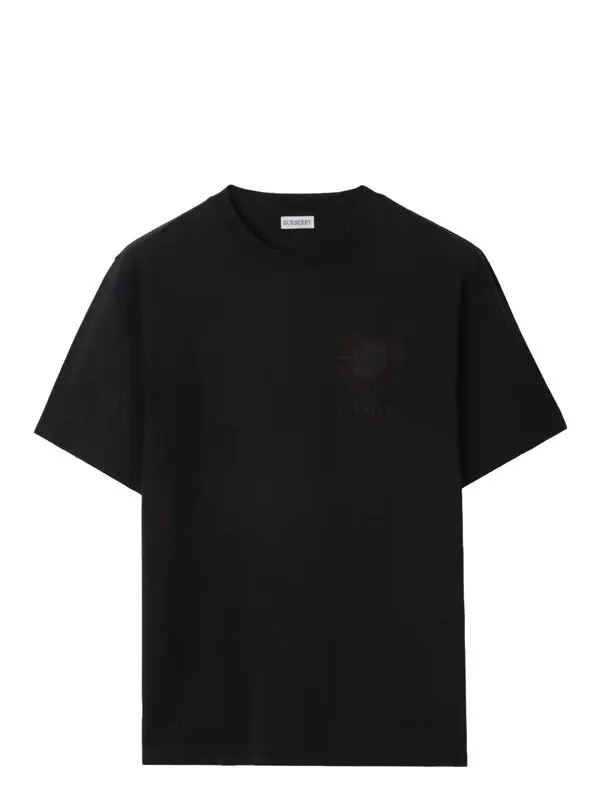 Burberry Sun Cotton T-shirt - Black