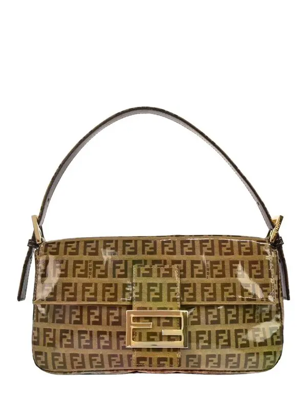 Fendi 2008 Baguette Zucchino Monogram Handbag - Neutrals